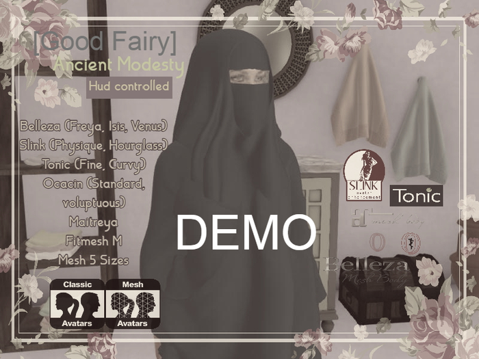 Second Life Marketplace - [Good Fairy] - Ancient Modesty {Complete ...